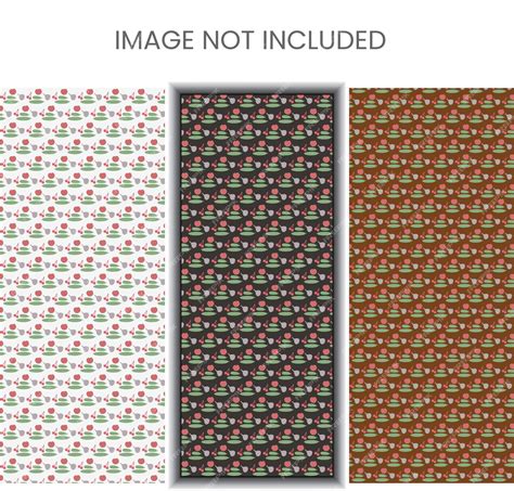 Premium Vector Vector Food Pattern Design Template