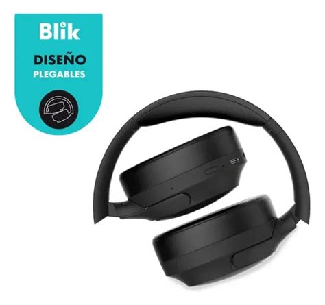 Audífonos Bluetooth Blik Essence600 Bajos Profundos Negro Cuotas Sin