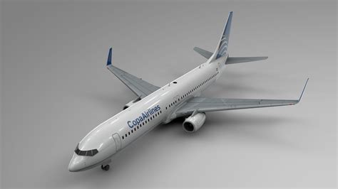 Copa Airlines Boeing 737 800 L446 3d Model 170 C4d Unknown Free3d