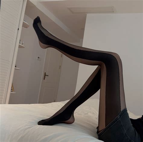 网红性感黑色侧边竖条纹显瘦丝袜张惠妹同款jk拼接黑丝薄款连裤袜 阿里巴巴