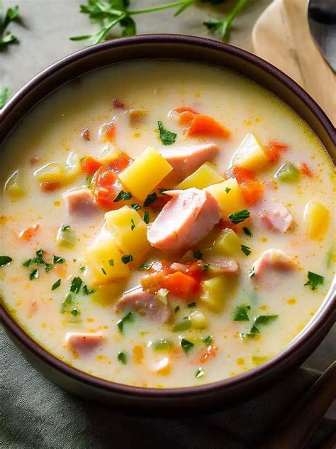 Ham Potato And Pepper Chowder Your Cozy Comfort Food Charlee Recipes
