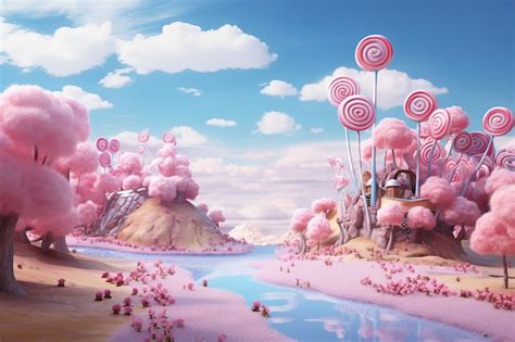 Candy World Scene Images Free Download On Freepik