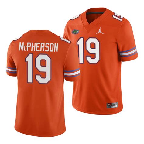 Florida Gators Evan Mcpherson Orange Game Mens College Jersey