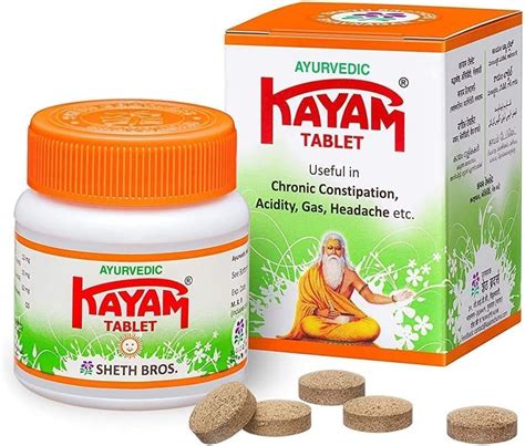 Buy Kaayam Tablet For Chronic Constipationacidity Etc Constipation