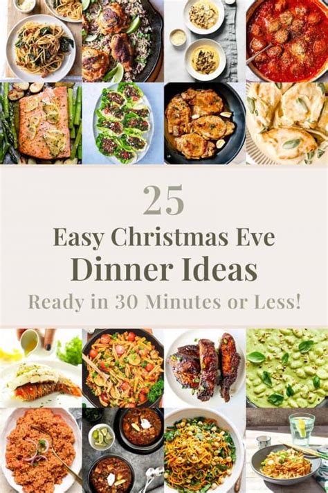 25 Easy Christmas Eve Dinner Ideas The Real Food Geek