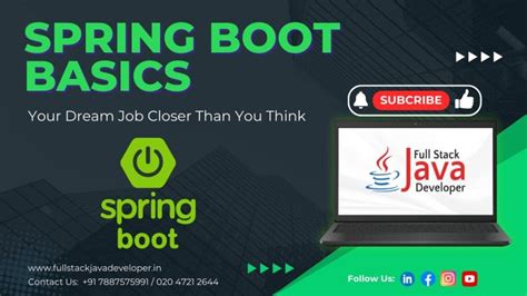 Full Stack Java Developer Pune On Linkedin Spring Boot Basics