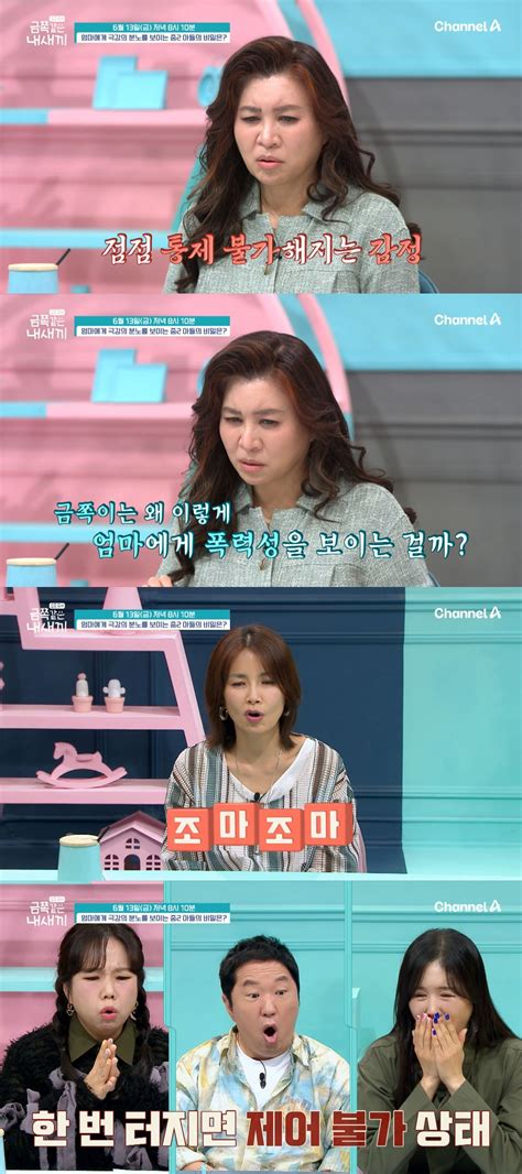 엄마를 벽에 거칠게 중2 아들 폭력성 충격적 금쪽같은 내새끼