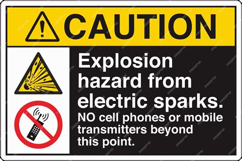 Premium Vector Ansi Z535 Safety Sign Marking Label Symbol Pictogram