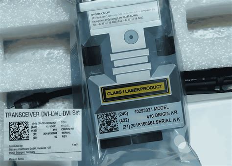 Siemens 10293021 Transceiver Dvi Lwl Dvi Set Original Part Hoop