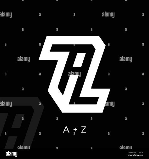 Az Letter Creative Initial Logo Design Stock Vector Image And Art Alamy