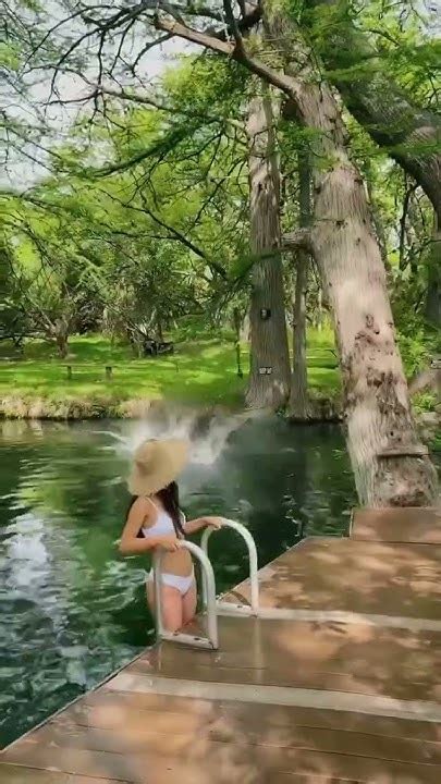 Blue Hole Regional Park In Wimberley Texas Youtube