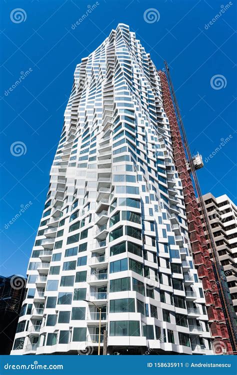 August 21 2019 San Francisco Ca Usa Mira With A Rippled Facade
