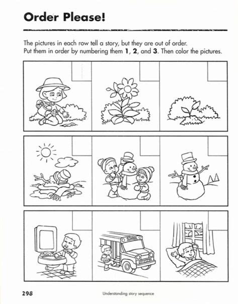 Story Sequencing Worksheets Grade 1