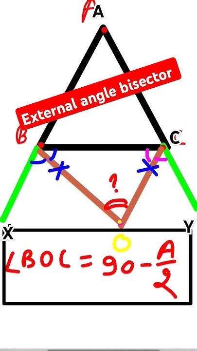 External Angle Bisector Geometryssc Cgl Youtube