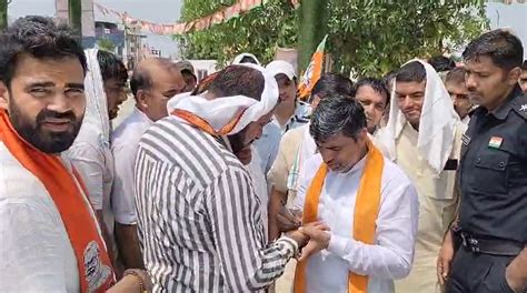 भाजपा की बैठक में पंचायत मंत्री महिपाल ढांडा की फिसली जुबान राहुल