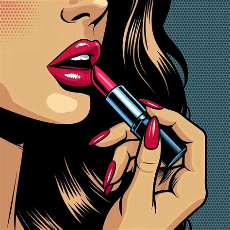 Close Up Feminine Elegance Stencil Create Glamorous Scene