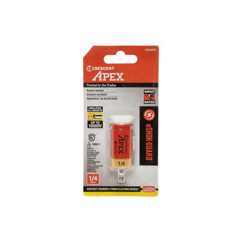 Eshok Guard™ Socket Isolator 1 4 X 2 Crescent Tools