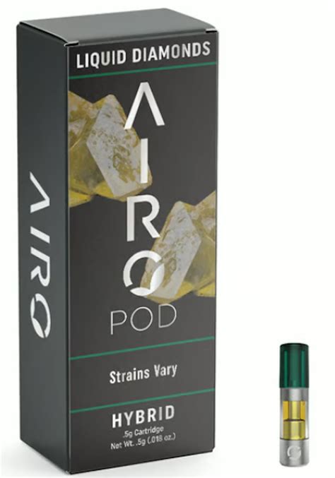 Airo Cherry Cookies 1g Liquid Diamonds Disposable 1g Vaporizers Lily