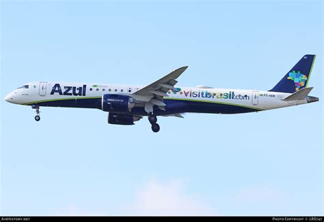 Aircraft Photo Of Ps Aeb Embraer 195 E2 Erj 190 400 Azul Linhas Aéreas Brasileiras