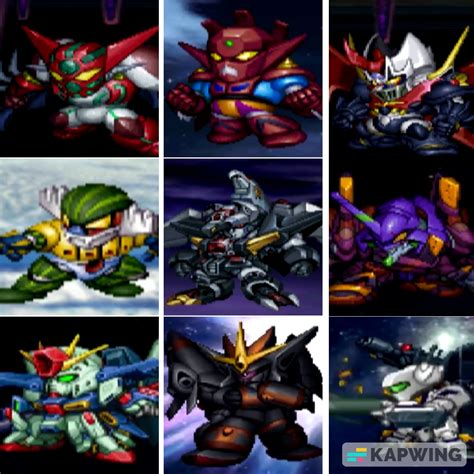9x9 Favorite Units From Super Robot Wars Alpha 3 Rsuperrobotwars