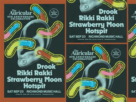 The Auricular Gig Poster By Brent Mccormick On Dribbble