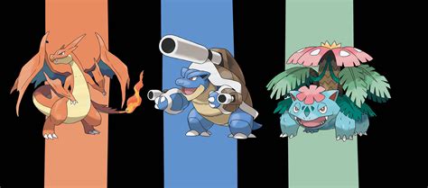 Kanto Starters Wallpapers Wallpaper Cave