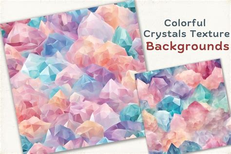 Colorful Crystals Texture Backgrounds Graphic By Catchy Ideaz · Creative Fabrica