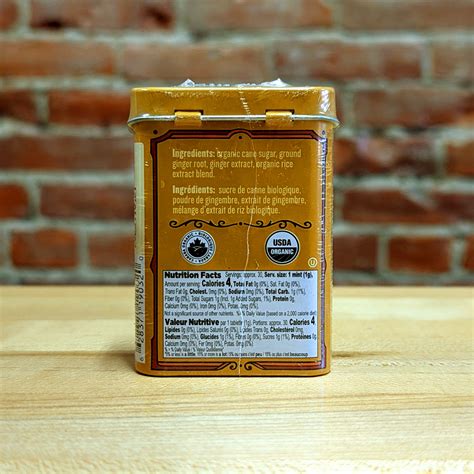 Spicy Ginger Clawhammer Organic Mints 1 07 Oz Big Sky Brands