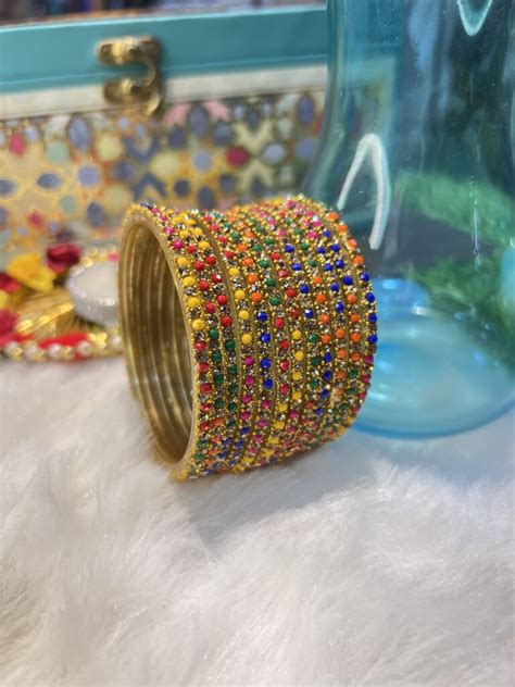 Multi Color Glass Bangle Nikhar Jewellery