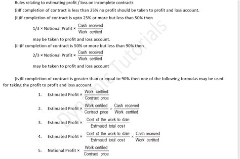 Contract Costing Notes [cost Accounting Notes Bcom]