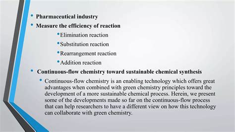 Application And Scope Of Atom Economy Green Chemistry Pptx