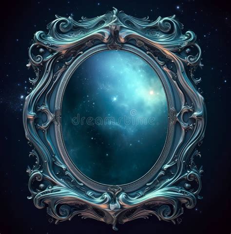 Ai Generativo Marco Encantador De Cuento De Hadas Con Flores Stock De Ilustración