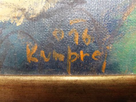 8450 Benjamin Kumprej Akril Na Platnu Gora Za Polji 25x20cm