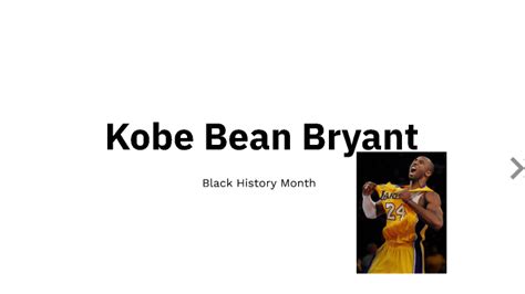 Kobe Bean Bryant By David T On Prezi