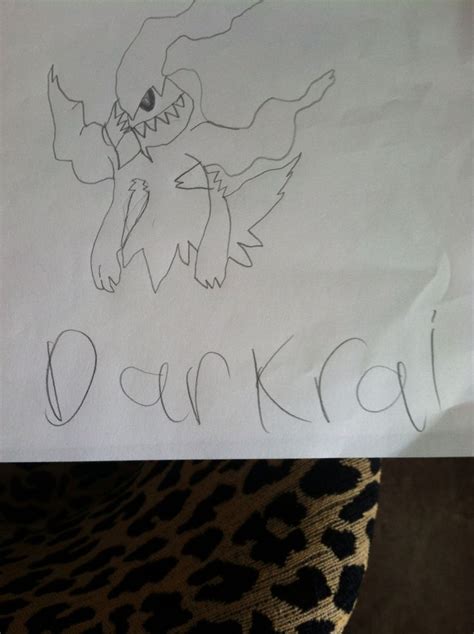 My Darkrai Drawing Drawings Art