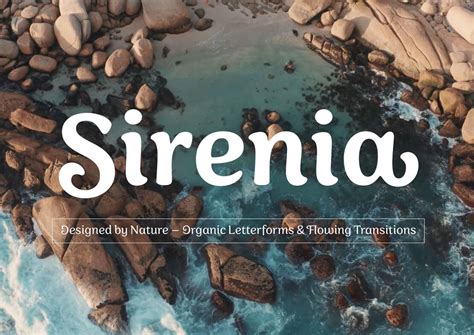 Freundliche Displayschrift Sirenia« Von Felix Braden