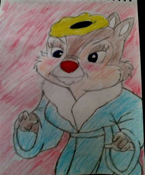 Clarice Chipmunk In A Robe By Jupiterfox On Deviantart