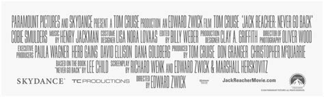 Movie Poster Credits Template Free