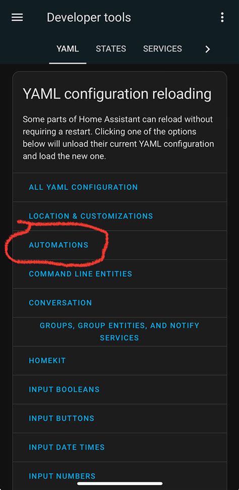 faster way to reload automations configuration home assistant