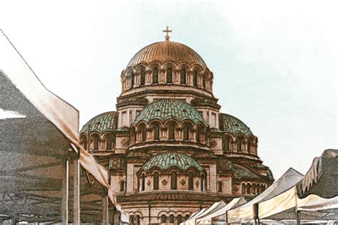 Sofia Bulgaria Color Sketch Graphic By Poster Boutique · Creative Fabrica