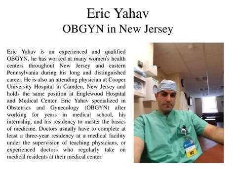 Ppt Eric Yahav Obgyn In New Jersey Powerpoint Presentation Free Download Id 7304529