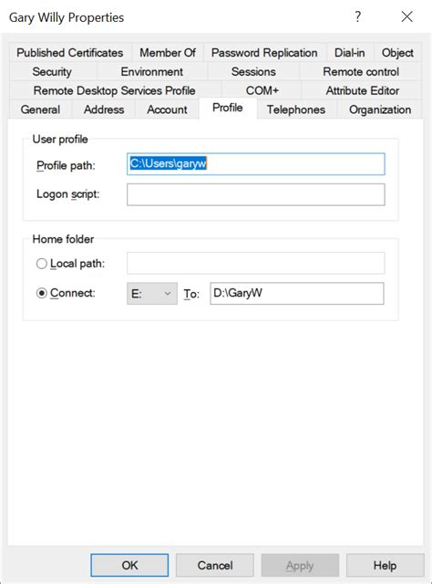 Get Ad User Home Directory And Home Drive Shellgeek