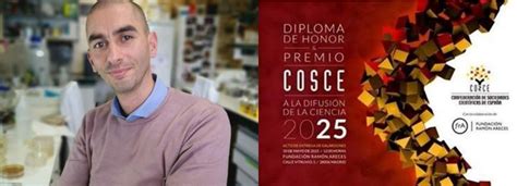 Raúl Rivas Premio De La Cosce A La Difusión De La Ciencia Sociedad