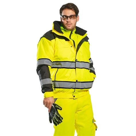 Portwest Hi Vis Classic Bomber Jacket
