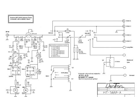 Schematic Diagram For Long Wire Antenna Tuner