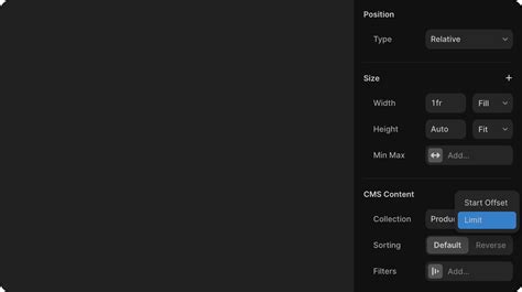 Limiting The Number Of Visible Cms Items — Framer Help