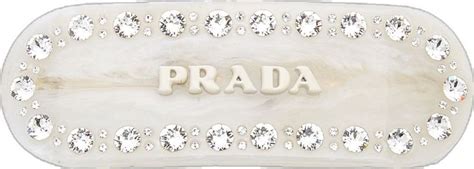 Prada Plex Jeweled Barrette Prada Fashion Prada Prada Collection