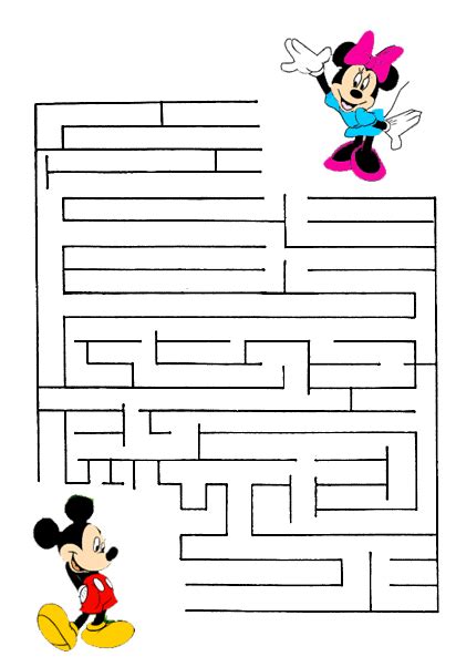 Aprende Brincando Labirintos Do Mickey Mouse