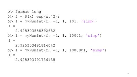 Solved Numerical Integration Write A Function With Header
