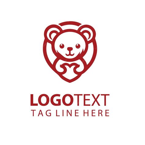 Premium Vector Teddy Bear Logo Vector Illustration